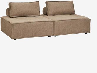 Sklum 2-teiliges modulares Sofa aus Vermont-Stoff