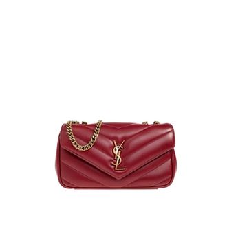 Saint Laurent Loulou Medium - - Bags - Damen - Rot - ONE SIZE