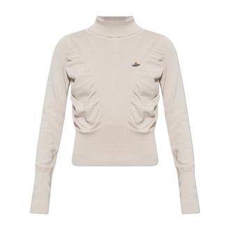 Vivienne Westwood Pamela Wollrollkragenpullover - - Knitwear - Damen - Rosa - L