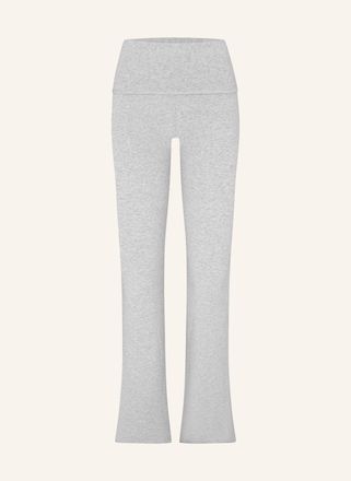 SKIMS Skims Lounge-Hose Cotton Jersey grau