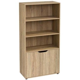 LOLAhome Étagère Bibliothèque avec Placard