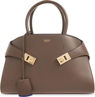 Ferragamo Hug Schultertasche - - Bags - Damen - Braun - ONE SIZE