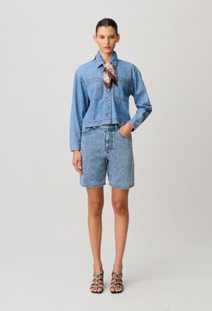 Claudie Pierlot Oversize-Jeanshemd