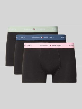 Tommy Hilfiger Trunks aus Baumwoll-Mix im 3er-Pack