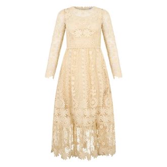 Red Valentino Femme, Robes, Beige, Taille: 32 FR &Eacute;l&eacute;gante Robe Longue