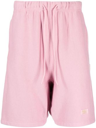 Advisory Board Crystals short de sport en coton à logo brodé - Rose