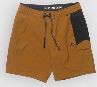 Salty Crew Flagship Boardshorts bronze brown