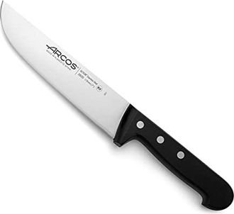 Arcos Couteau de Boucher en Acier Inoxydable Nitrum. Couteau de Cuisine Professionnel pour Viande. Poisson et L&eacute;gumes. Manche Ergonomique en Polyoxym&eacute;thyl&egrave;n
