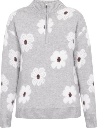 Mymo Pullover Frauen grau