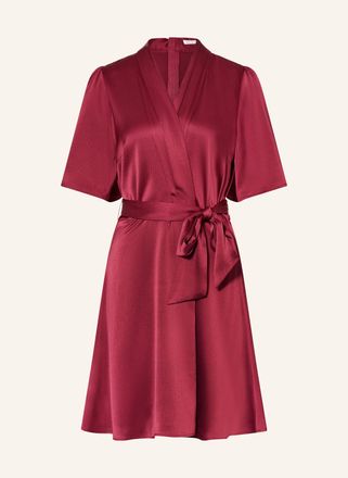 Mrs & Hugs Mrs & Hugs Satinkleid In Wickeloptik rot