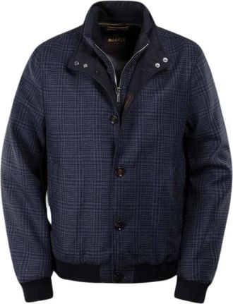 Moorer Homme, Vestes, Bleu, Taille: M Bernie Bomber