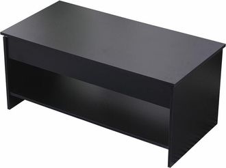 Happy Garden Happy Garden - Table basse avec plateau relevable noire hedda