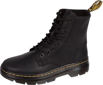 Dr. Martens Mixte Combs Leather Botte Tendance, Black Wyoming, 46 EU