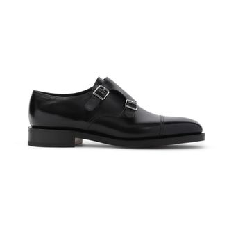 John Lobb Schwarze Leder Stiefeletten - - Shoes - Herren - Schwarzk - 43 EU