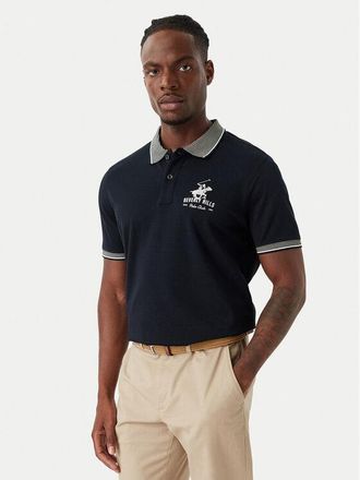 Beverly Hills Polo Club Poloshirt M2607-HR Dunkelblau Regular Fit