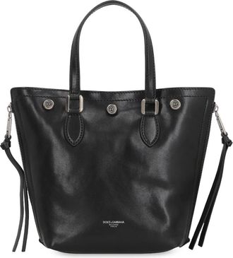 Dolce & Gabbana Homme, Sacs, Noir, Taille: ONE Size Atene Shopping Bag