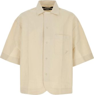 Jacquemus Homme, Chemises, Beige, Taille: XL La Chemise Paysan