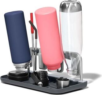 Oxo Good Grips-Flaschentrockengestell mit Aluminiumrahmen