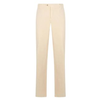 Fedeli Pantalon Chino Slim - Homme - Pantalons - Beige - Taille: 4XL