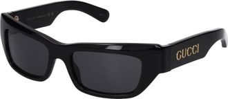 Gucci Hommess Lunettes de soleil Ac&eacute;tate Noir