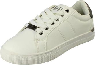 Spot On Elle Sport Baskets &agrave; lacets pour femme F7311, blanc, 39 EU