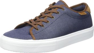 Victoria Victoria Lino Detalle Herren-Sportschuhe, niedrig, Braun, Blau - Marinoblau - Größe: 46 EU