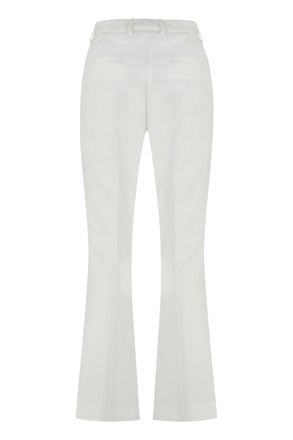 Pantaloni Torino Womens Trousers Stretch Cotton White Skinny