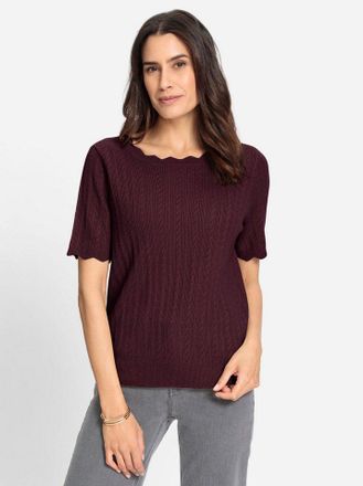 Witt Strickpullover Kurzarm-Pullover Kurzarm