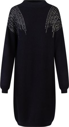 Apart Fashion APART Oversized Strickkleid in Halbpatent gestrickt, aus Einer Soften Viskose- Mischung mit Kaschmir