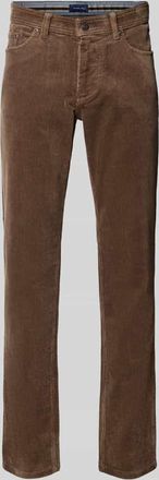 Christian Berg Straight Fit Stoffhose in Cord-Optik