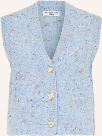 Marc O'Polo Denim Marc Opolo Denim Strickweste Aus Schurwolle blau