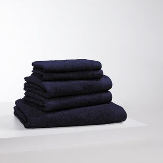 s.Oliver 5 TLG Handtuch Set - 100% Baumwolle, 600 g/m&sup2;, weich & angenehm, 2X G&auml;stehandt&uuml;cher + 2X Handt&uuml;cher + 1x Duschtuch dunkelblau