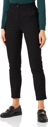 Nafnaf Damen Ella P1 Hose, Schwarz, 32