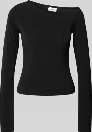 Noisy May Longsleeve mit asymmetrischer Ausschnittlinie Modell BELLA