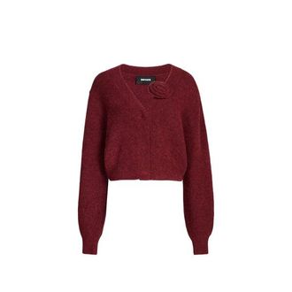 Rotate Cardigan en laine m&eacute;lang&eacute;e