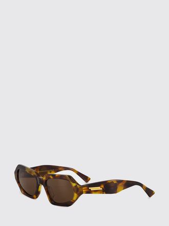 Bottega Veneta Rechteckige Sonnenbrille aus Acetat mit Schildpatt-Gestell