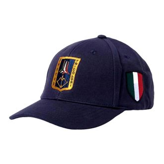 Aeronautica unisex, Accessoires, Bleu, Taille: ONE Size Casquette en toile avec patch fl&egrave;ches Tricolores