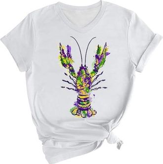 Generic Tee Shirt Femme Grande Taille D&eacute;t&eacute; Manche Court Basiques Hauts Shirts D&eacute;t&eacute; D&eacute;contract&eacute;e Loose Vetement &Agrave; La Mode Manches Courtes Chemise L&acirc;che Et Resp