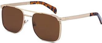 Generic Lunettes de soleil dextérieur à monture carrée tendance pour hommes et femmes (couleur : B, taille : 1) 2026