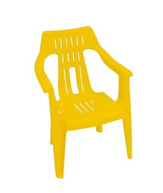 Gi&ograve;Style Stuhl Baby Gi&ograve; | Gelb | H&ouml;he 55 cm | Polypropylen | Made in Italy