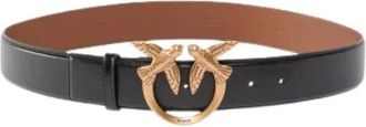 Pinko Schmaler Lederg&uuml;rtel - - Accessories - unisex - Schwarzk - S