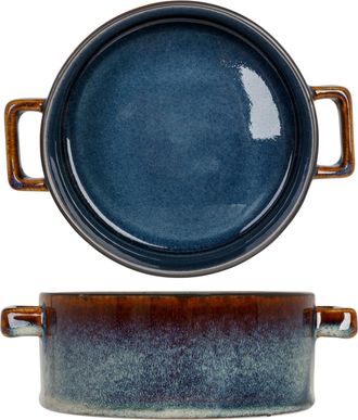 Cosy & Trendy COSY TRENDY Quintana 2936013 Suppenschüssel, Porzellan, 13 x 5,5 cm, Blau