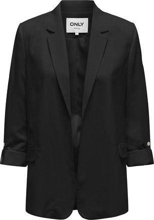 Only Damen ONLLEILA 3/4 Loose Blazer CC TLR, Schwarz,40