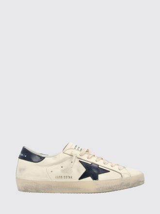 Golden Goose Baskets Super-Star en cuir nappa et veau &agrave; effet us&eacute;