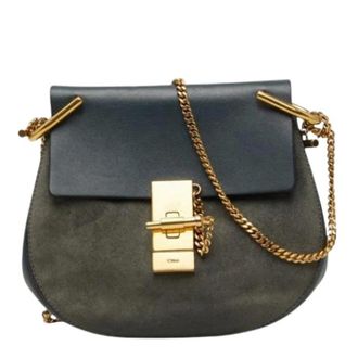 Chlo&eacute; Pre-owned Drew Shoulder Bag - Femme - Pre-owned - Bleu - Taille: ONE Size