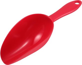 Lurrose Plastik eisschaufel mit Ergonomischem Griff Multifunktionale K&uuml;chenportionierer f&uuml;r Eisw&uuml;rfel Mehl und Snacks Langlebiger Pp handschaufel in Rot f&uuml;r K