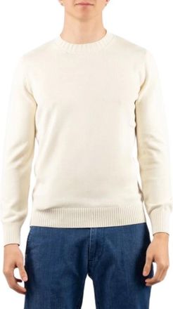 Gran Sasso Homme, Pulls, Blanc, Taille: L Maille ras du cou