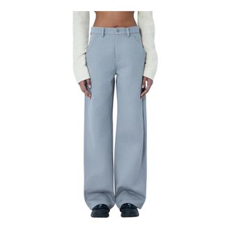 Rier Weitgeschnittene- taillierte Hose - - Trousers - Damen - Grau - M