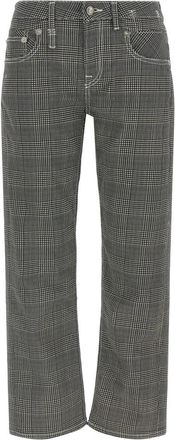 R13 Femme, Pantalons, Multicolore, Taille: W27 Pantalon Droit Court Gar&ccedil;on