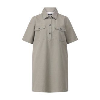 A.P.C. Midi-Kleid im Hemdstyle